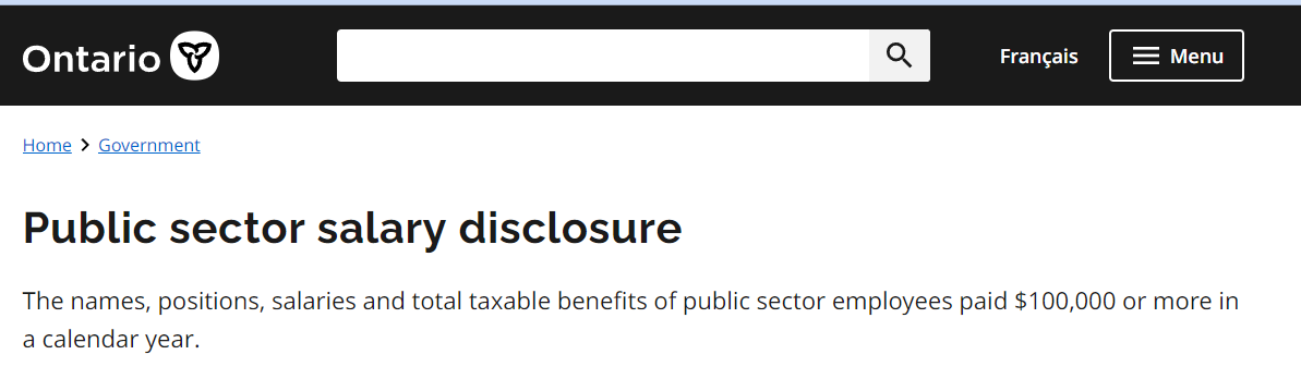 The Ontario Sunshine List - A Relic of the Past - Dutton Law